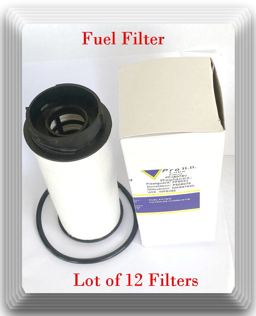 12 x Fuel Filter Fits Fuso Canter FE125 Canter FE160 Canter FE180 Cant ...
