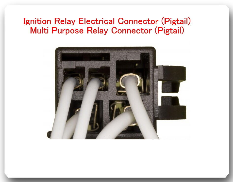 5 Wire Harness Pigtail Multi-Function Ignition Relay Connector Fits: F ...