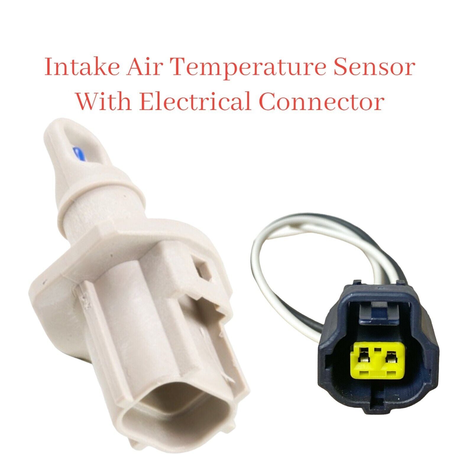 Intake Air Temperature Sensor & Connector Fits Nissan Altima Frontier ...