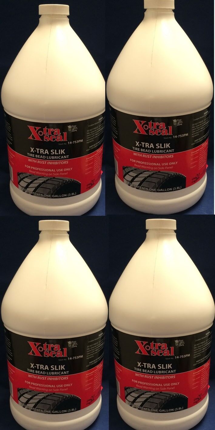 4 X 1 Gals X-Tra seal Slik Tire Bead Lubricant /Mounting or Demounting ...