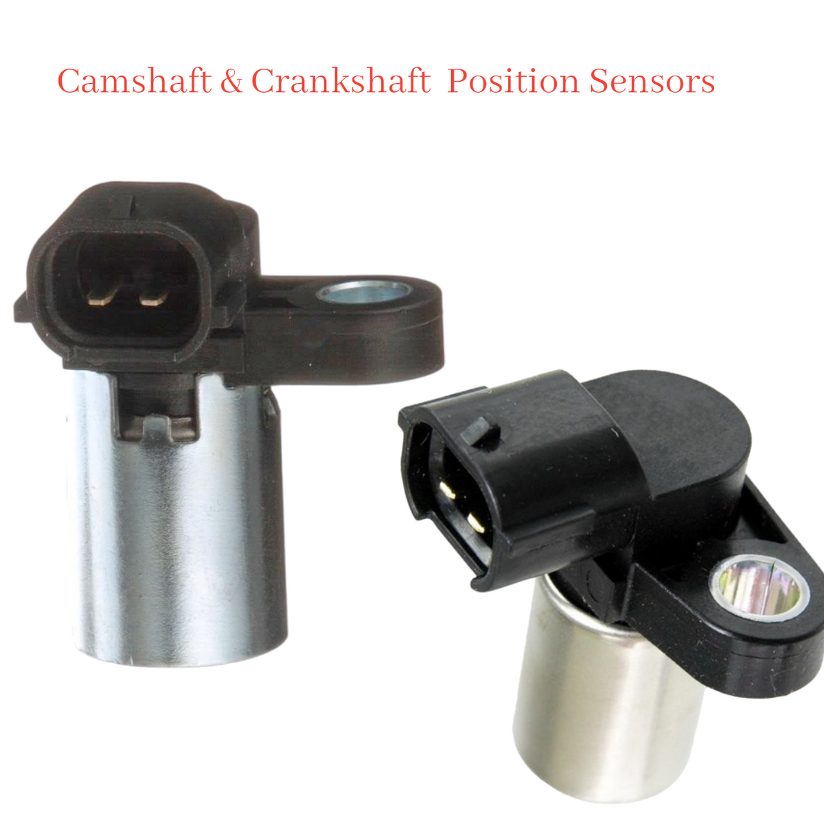 2 x Camshaft / Crankshaft Position Sensor & Connectors Fits Saab Subar ...