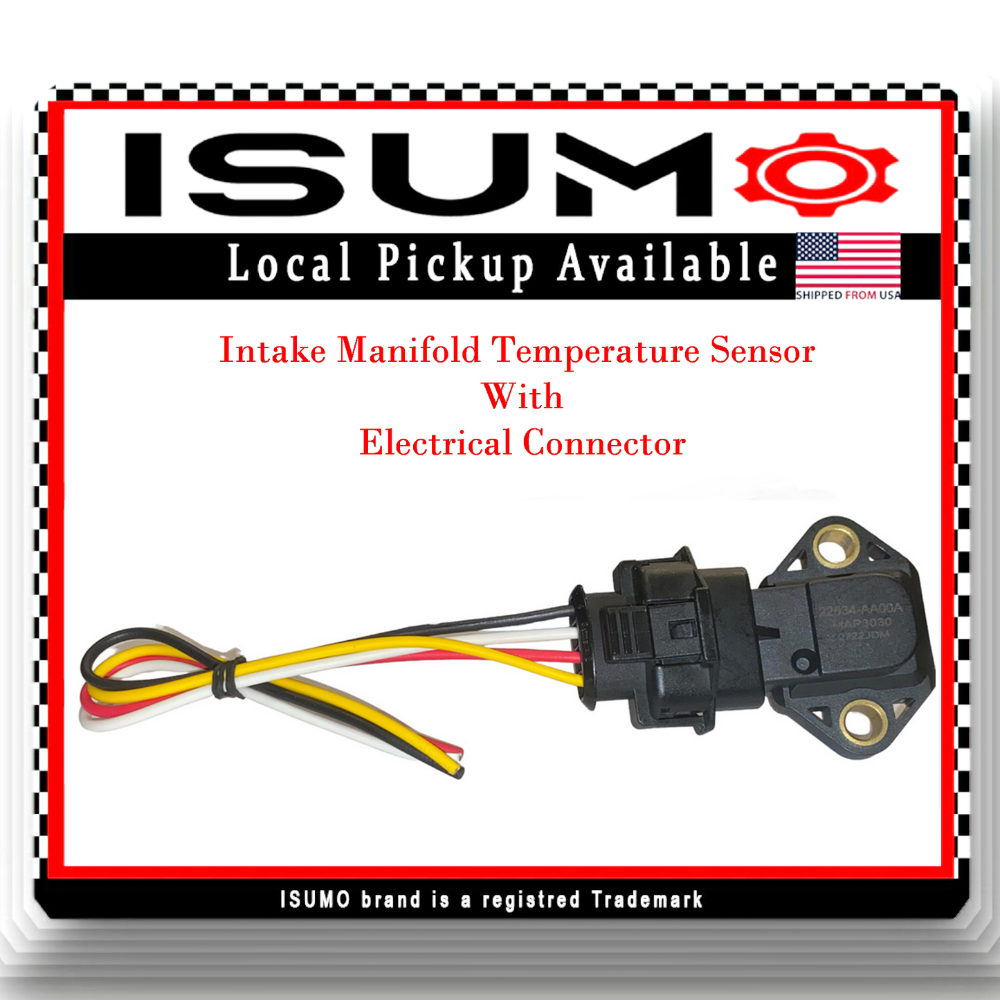 Intake Manifold Temperature Sensor W/Connector Forester Impreza Legacy ...