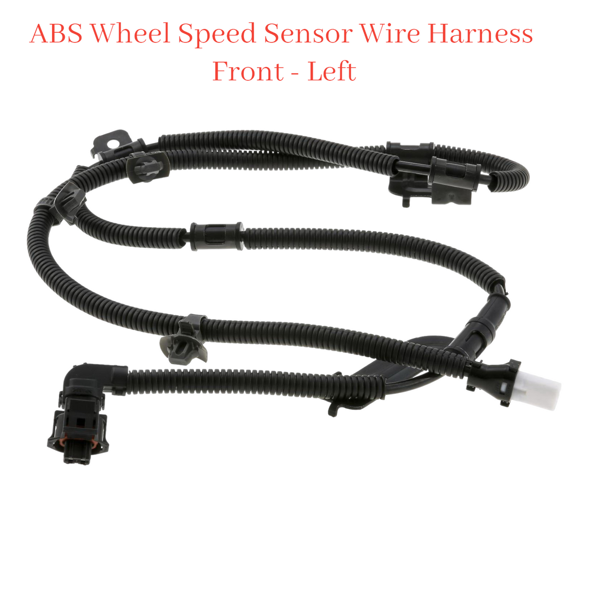 2x ABS Wheel Speed Sensor Wire Harness & Connector Front For Equus Gen ...