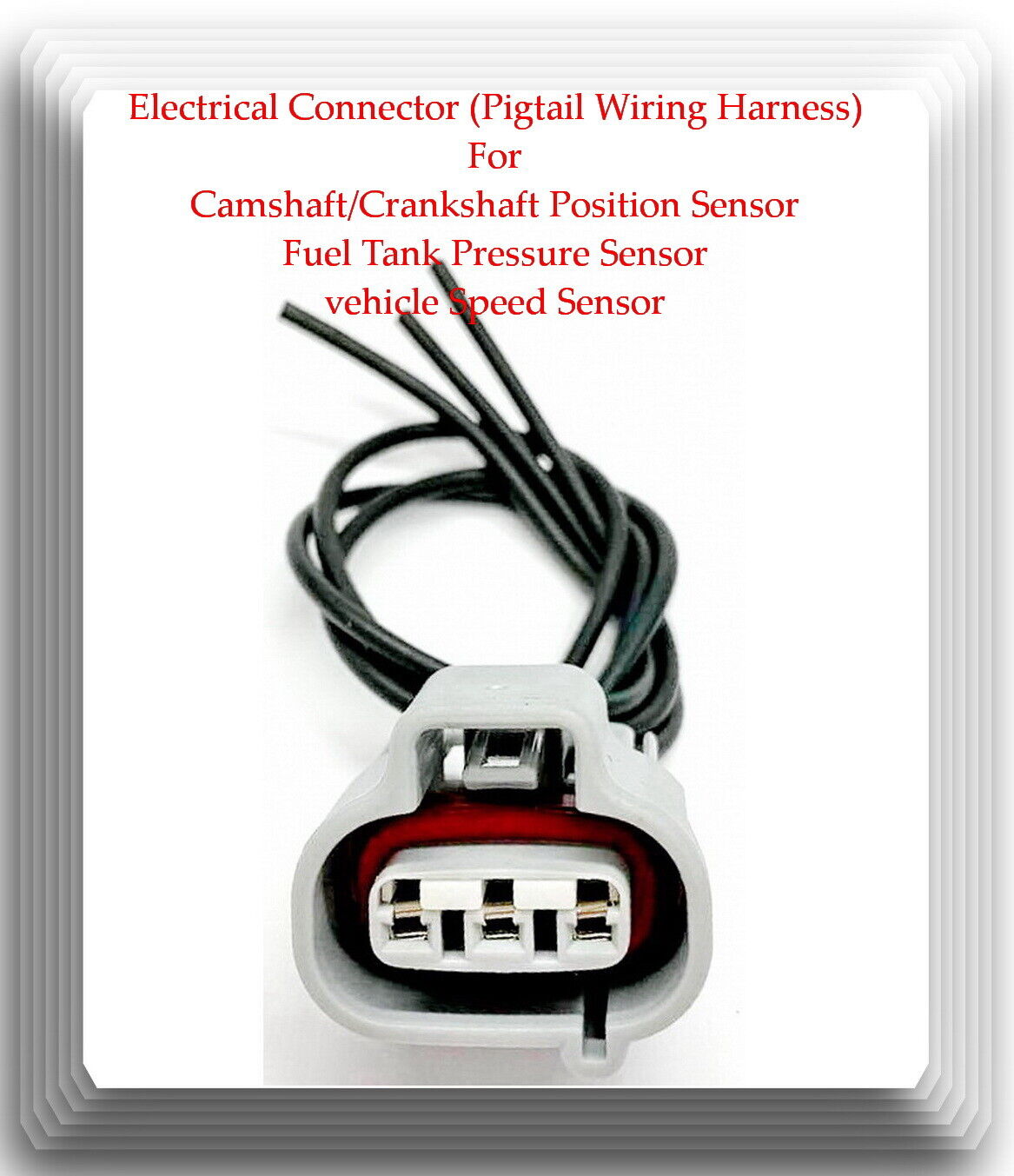 3 Wires Connector For Camshaft/Crankshaft Position Sensor vehicle Spee ...