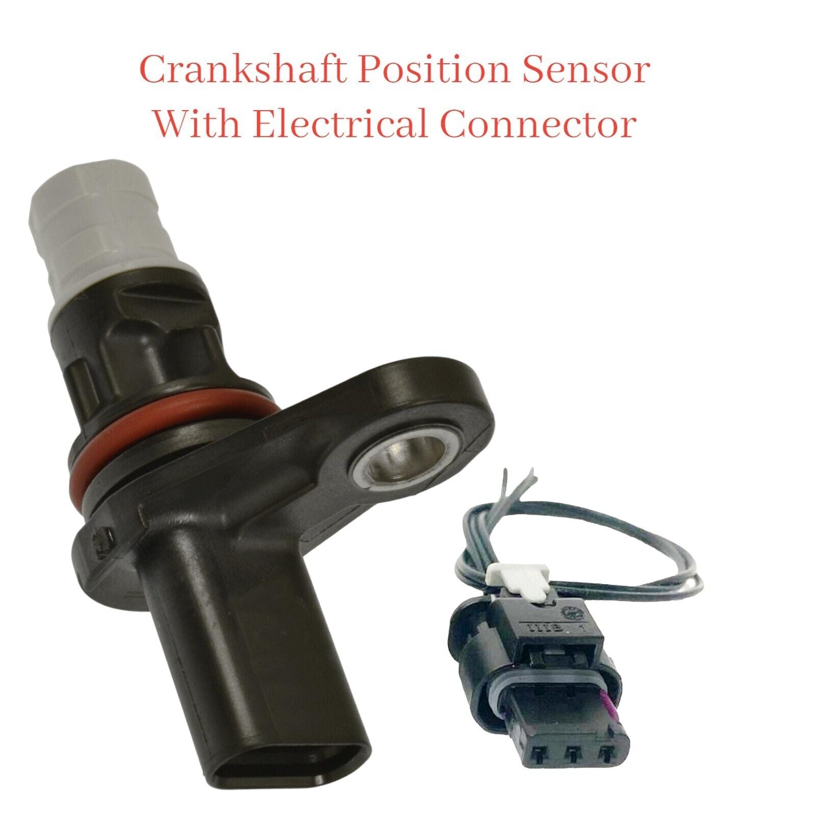 Crankshaft Position Sensor &Connector Fits Buick Enclave Chevrolet Tra ...