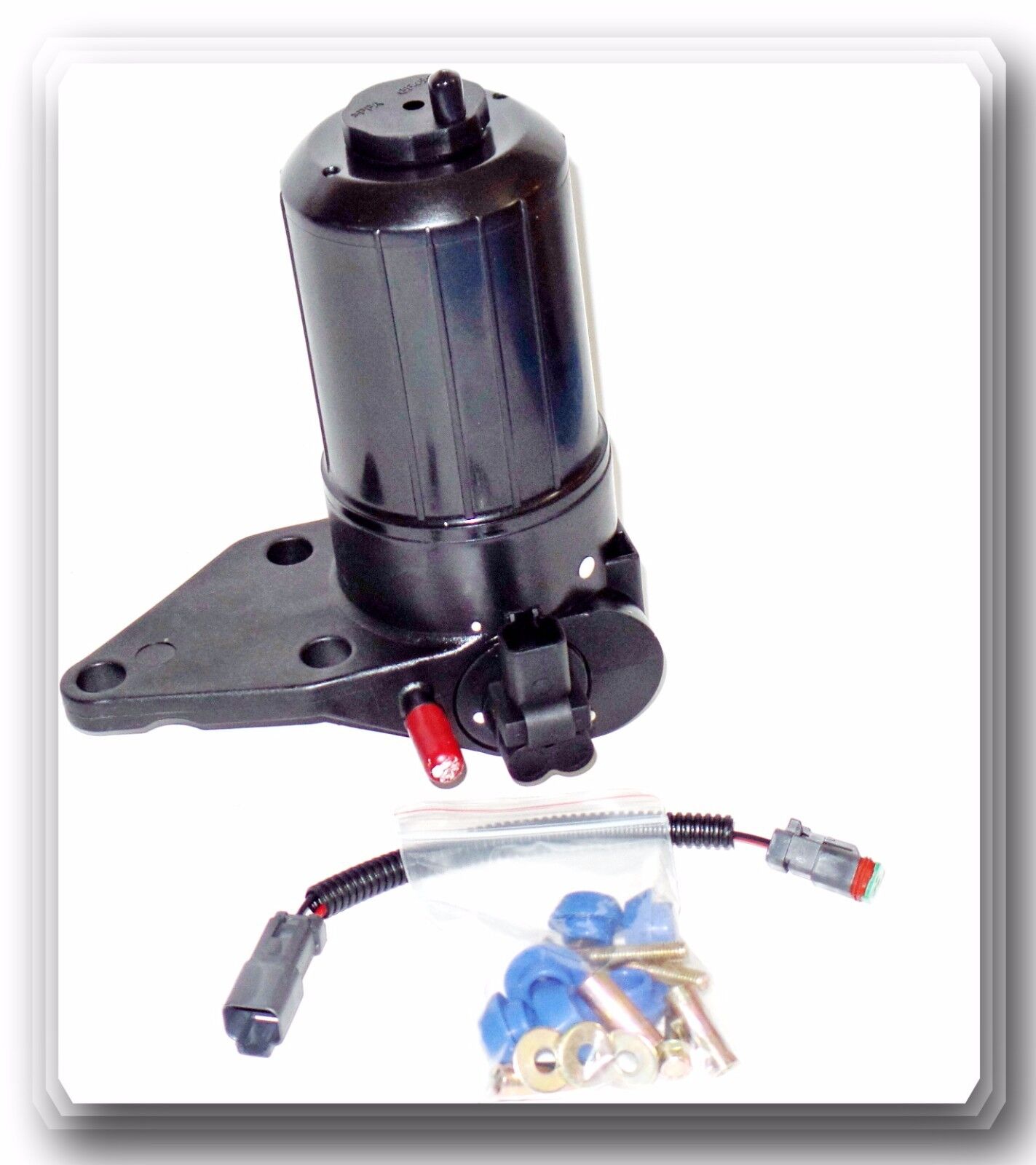 Fuel Lift Pump & Connector for Perkins JCB & Massey Ferguson ULPK0040 ...