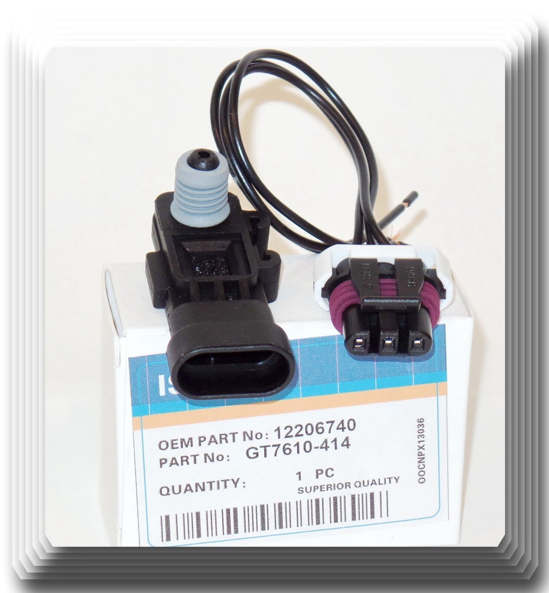 Fuel Tank Pressure Sensor W/Connector Fits:Buick Cadillac Chevrolet Hu ...