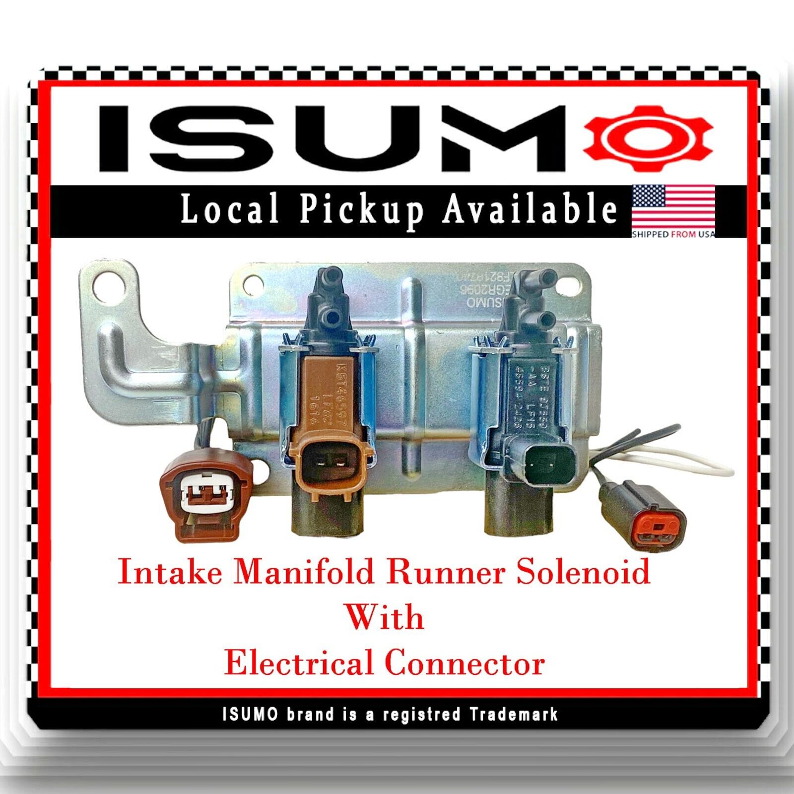 Intake Manifold Runner Solenoid W/ Connectors Fits Mazda CX7 3 5 6 200 ...