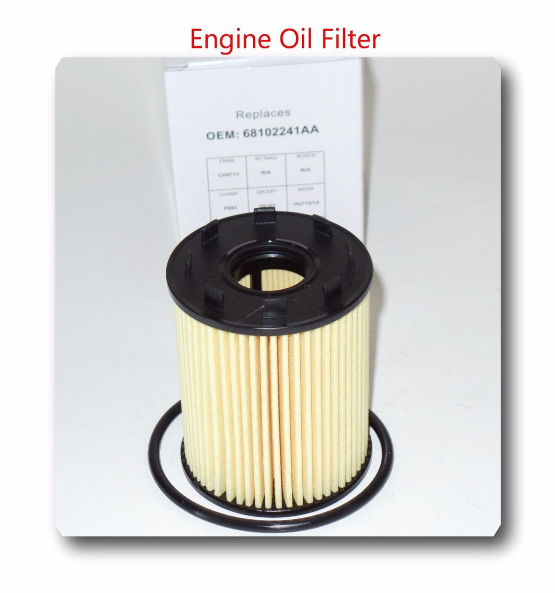 Case of 12 Engine Oil Filter 68102241AA Fits: Fiat 500 Dodge Dart Jeep ...