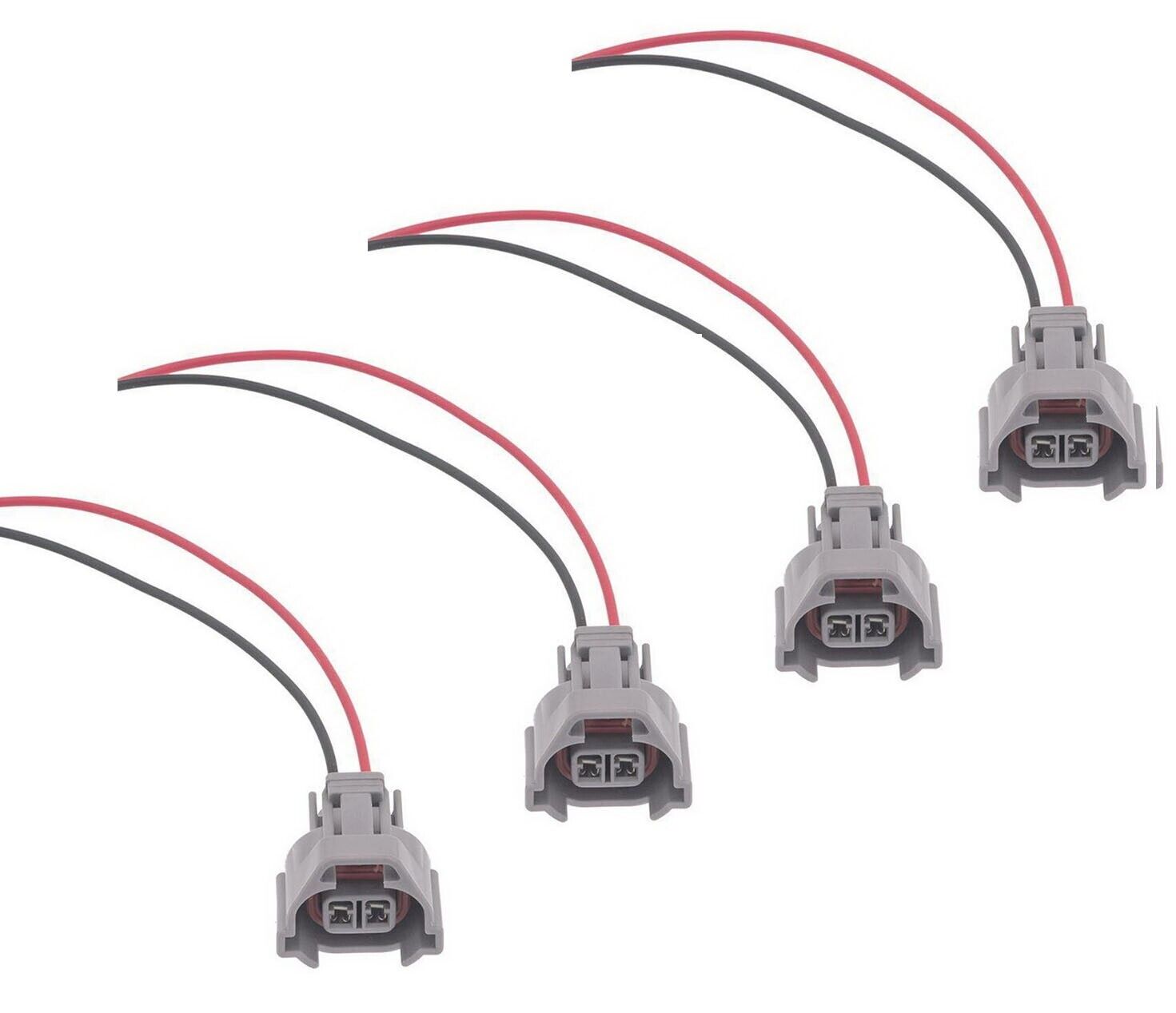 4 x Fuel Injector Electrical Connector Fits Toyota Celica 1988-1989 2 ...