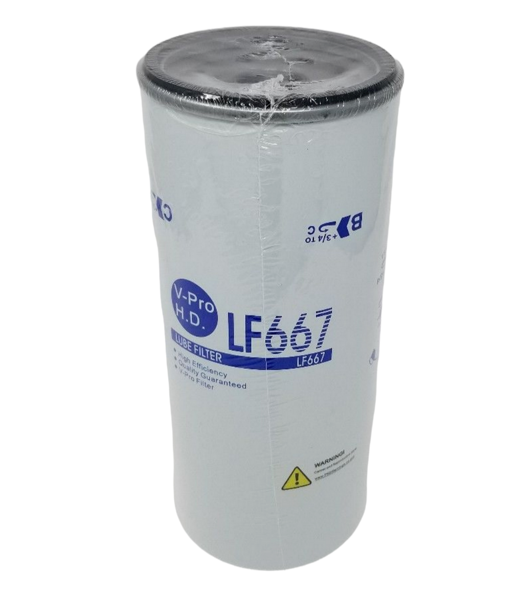LF667 Engine Oil Filter Fits Caterpillar Engines & Machines Volvo Ford ...