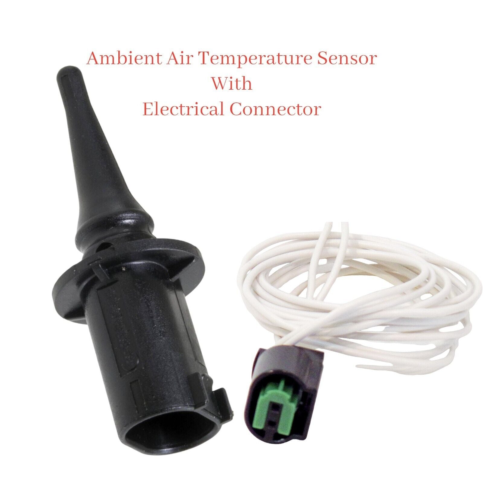 Ambient Air Temperature Sensor & Connector Fits Freightliner Mercedes ...