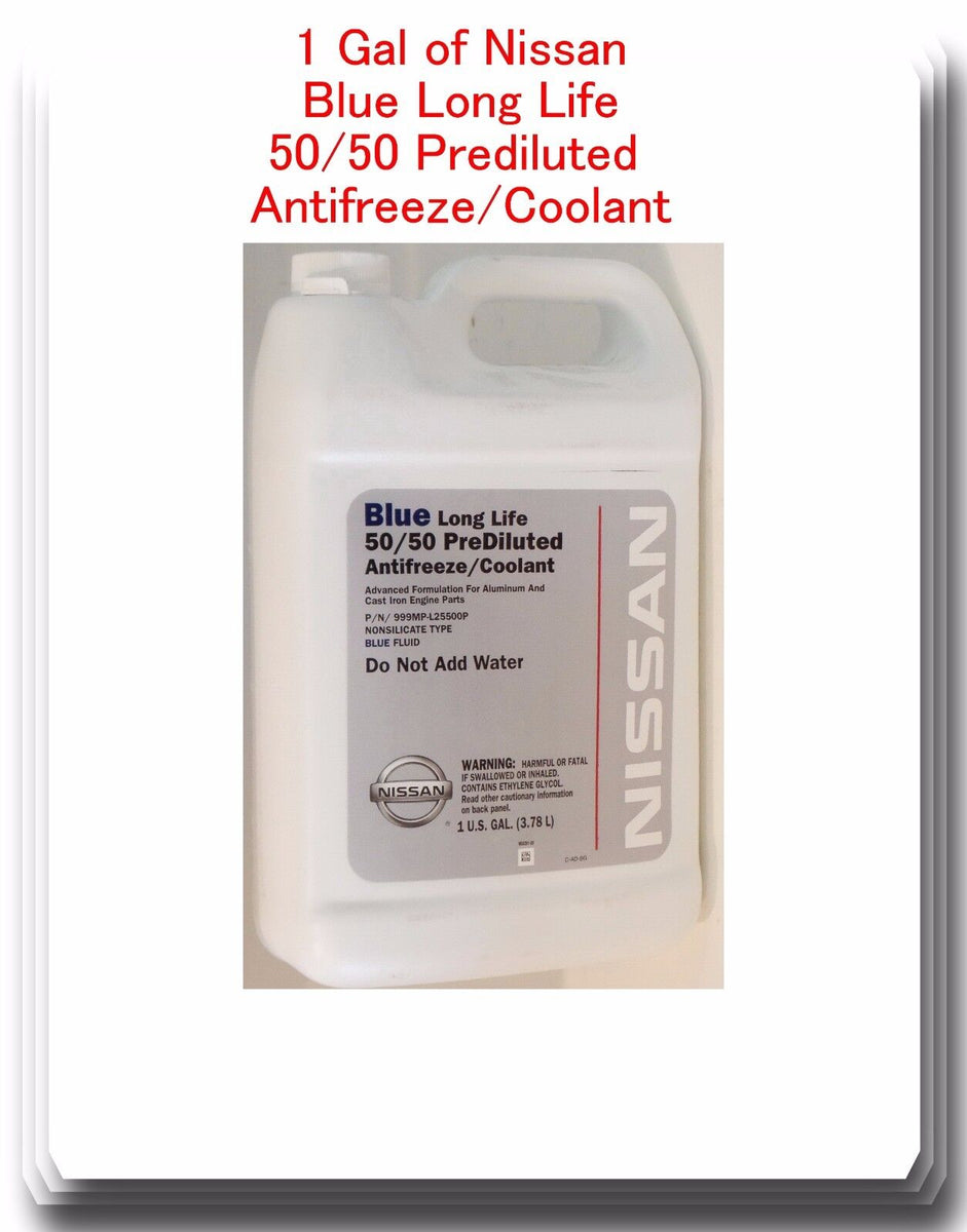Nissan NS-3 (6 Quarts) (CVT) Fluid & (1 Gal) 50/50 Antifreeze Coolant ...