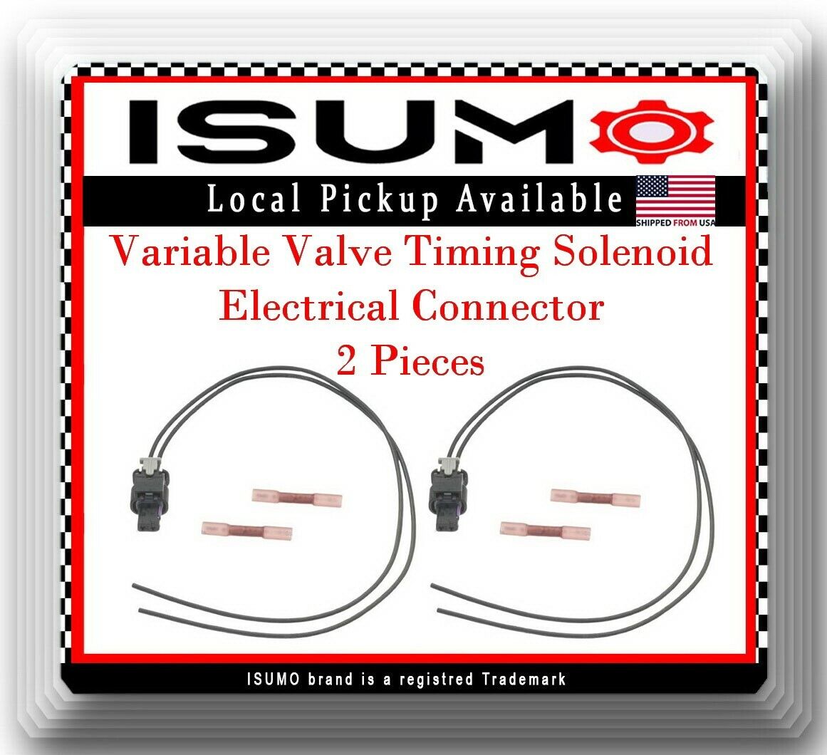 2 x VVT Variable Valve Timing Solenoid Connector Fits Porsche Cayenne ...