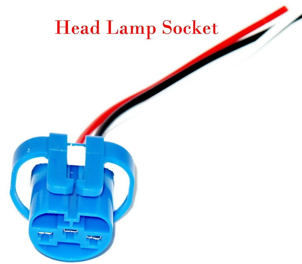 85811 Electrical Sockets 3-Wire For Halogen Headlight 9004 And 9007 Bu ...