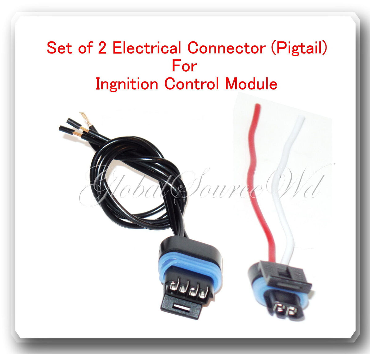 2 Electrical Connector For Ignition Control Module LX340 Fits:Asuna GM ...