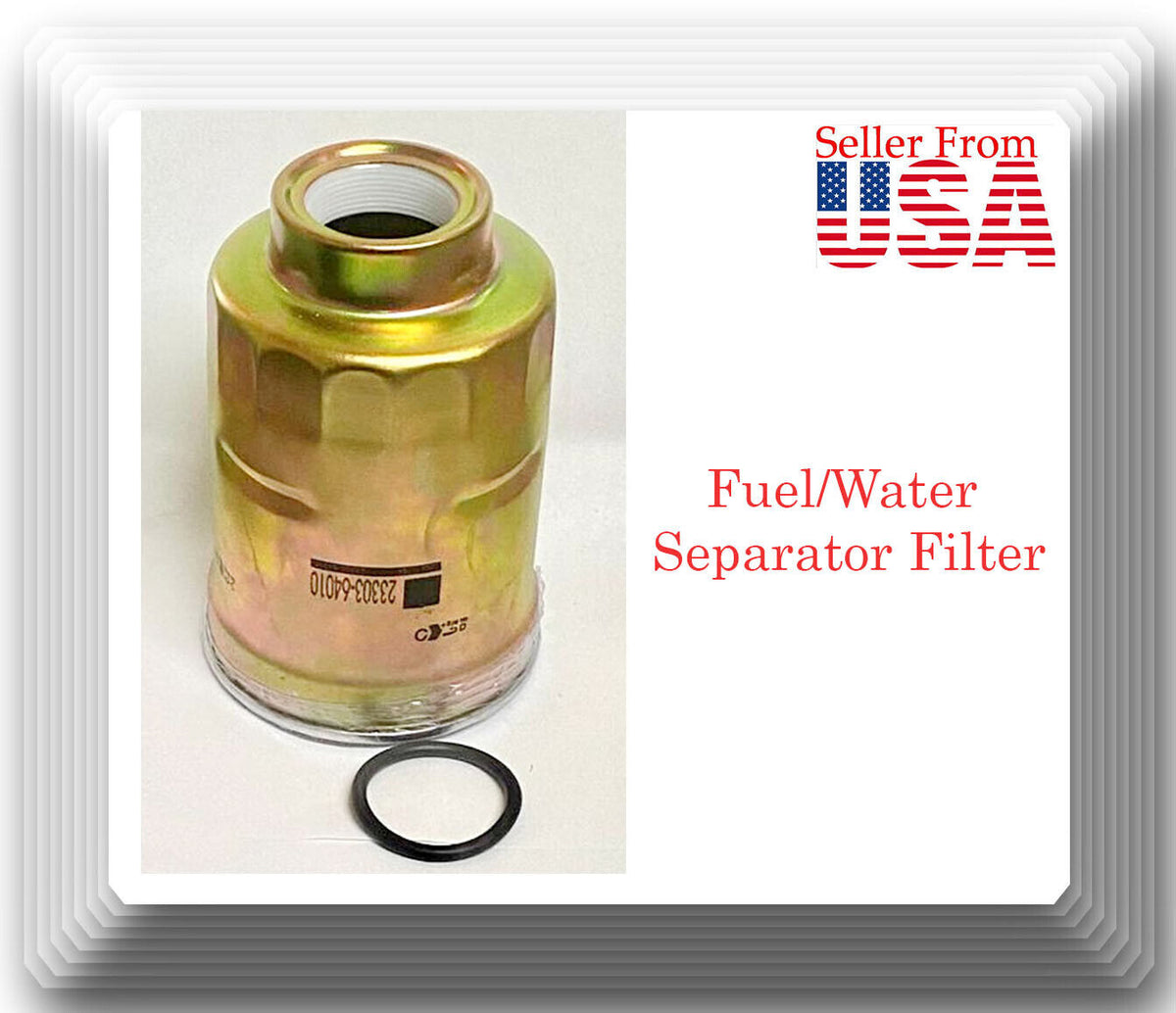 64010 Fuel/Water Seperator Filter Fits Toyota Nissan Komatsu Trucks Fo ...