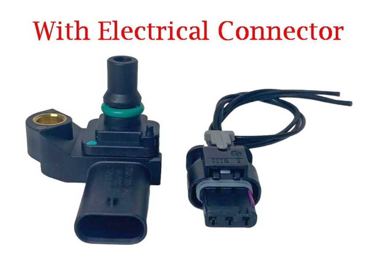 Turbocharger Boost Sensor & Electrical Connector Fits BMW 2014-2020 Ga ...