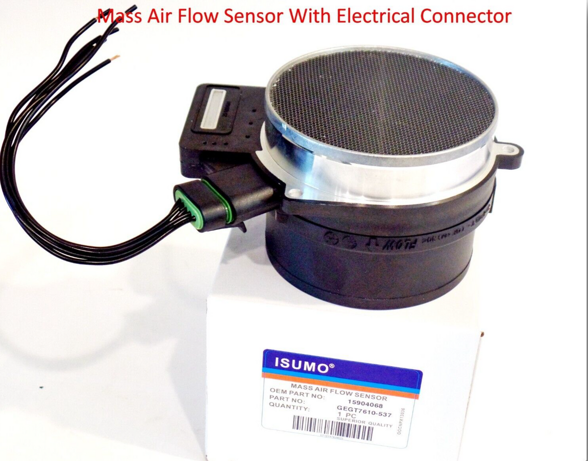Mass Air Flow Sensor & Connector Fits GM General Motors Hummer Isuzu S ...