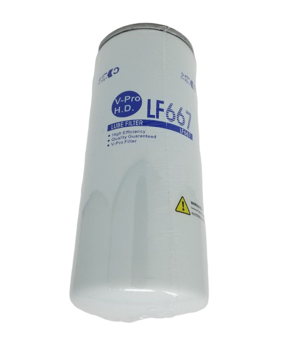 LF667 Engine Oil Filter Fits Caterpillar Engines & Machines Volvo Ford ...