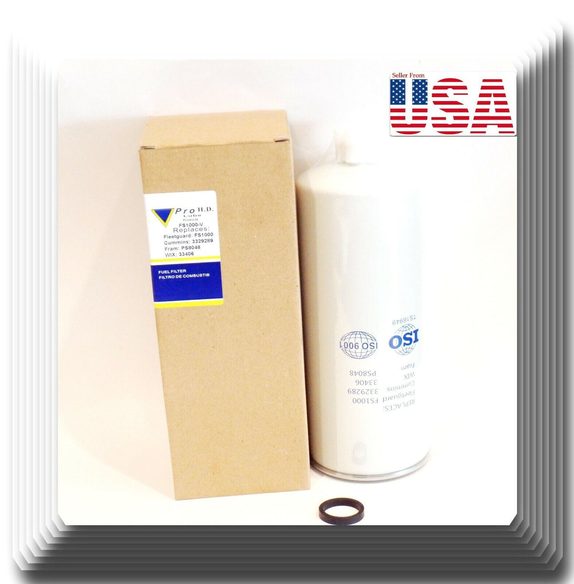 Lot 12 Fuel/Water Separator Filter FS1000 Fits Cummins Caterpillar Die ...