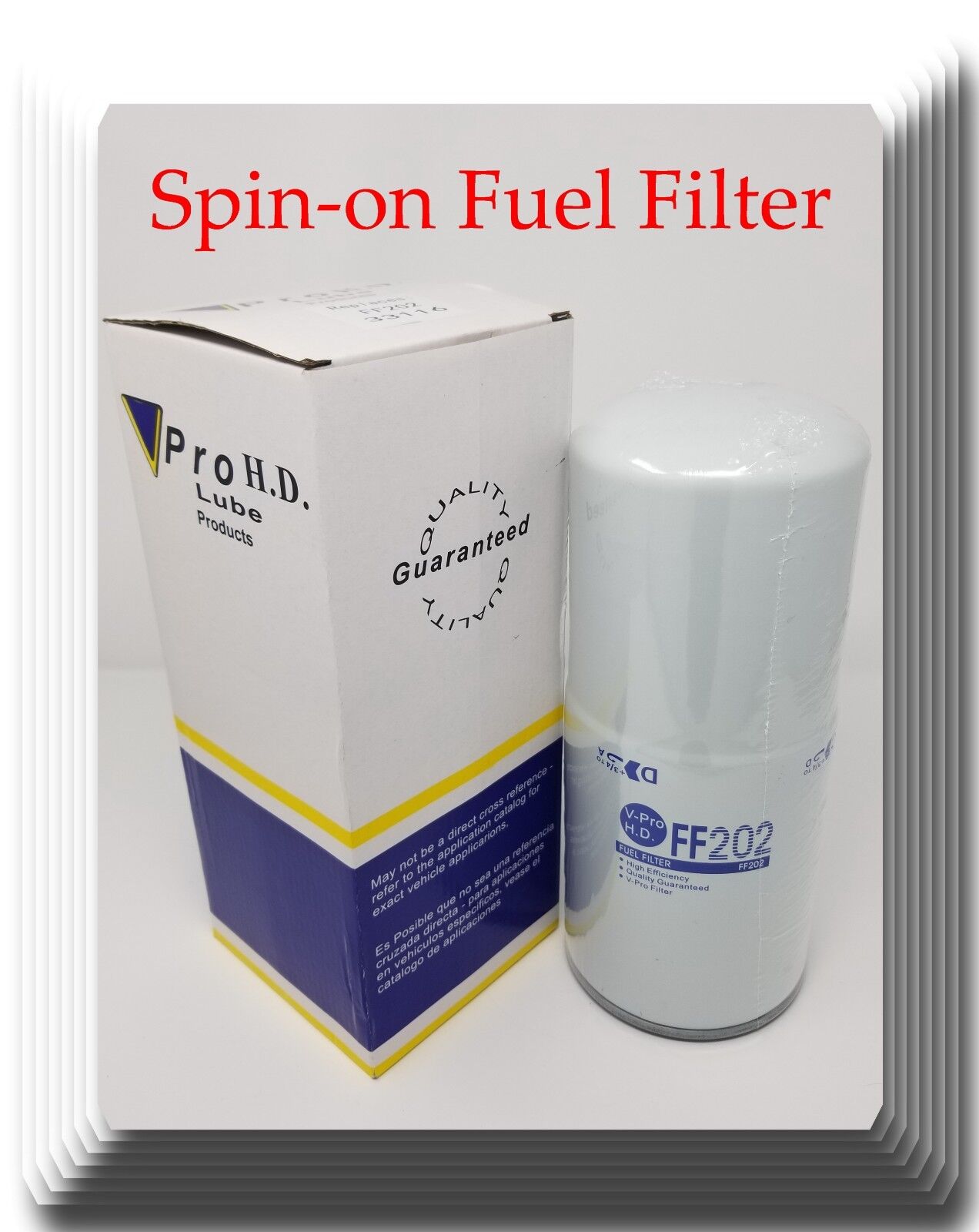 FF202 Fuel Filter FitS: Euclid Komatsu Kenworth Mack White Cummins Eng ...