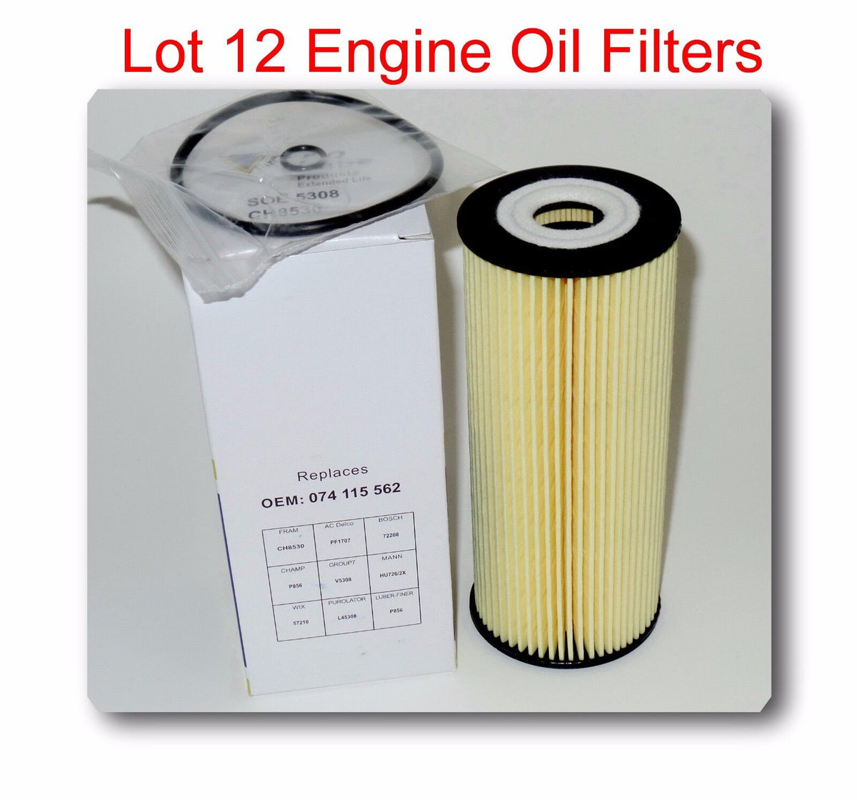 Lot 12 ENGINE OIL FILTER CH8530 For DIESEL ENGINE VW BEETLE GOLF JETTA ...