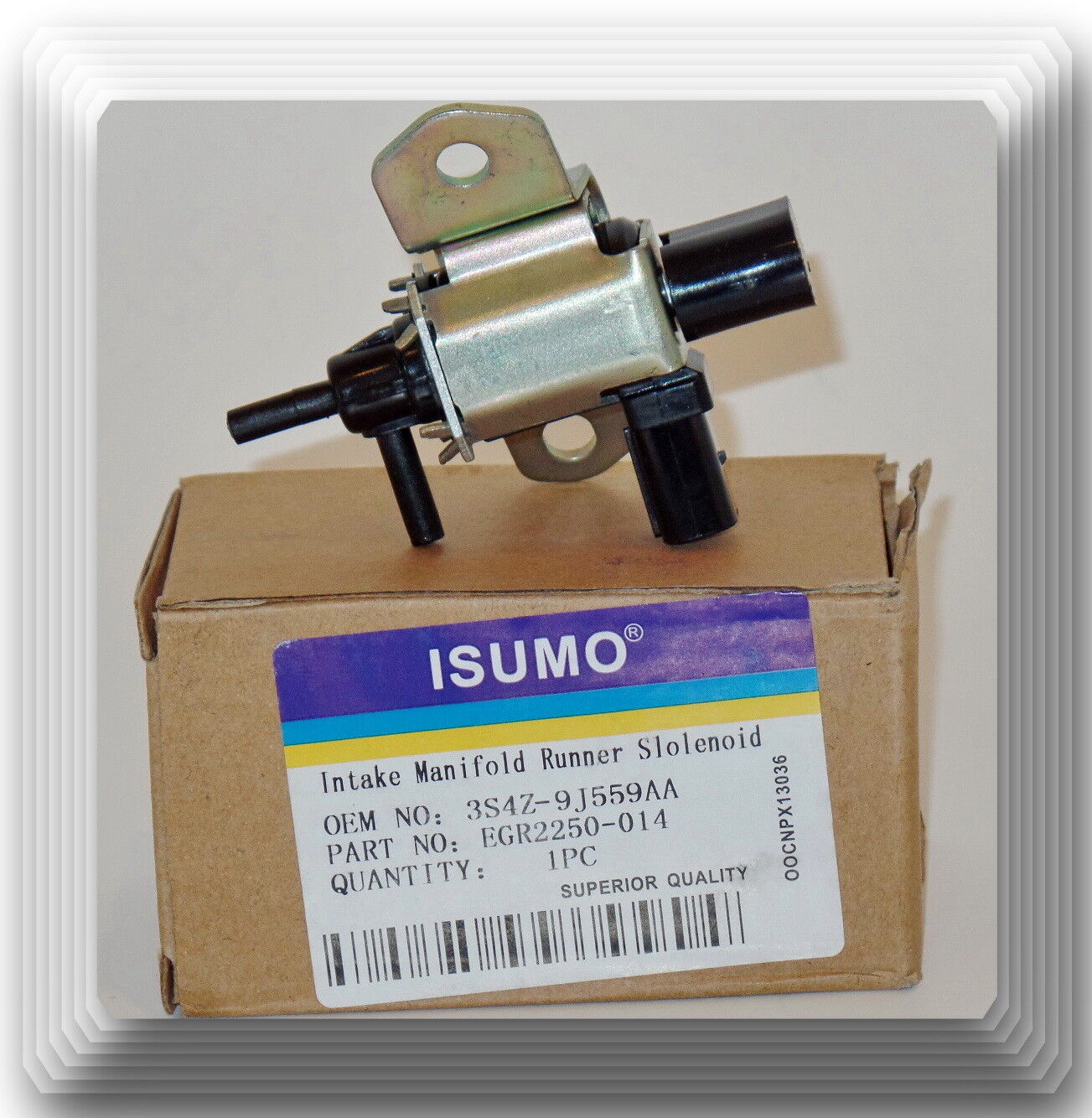 Engine Air Shut Off IMRC Control Vacuum Valve Solenoid For Lincoln MKZ ...